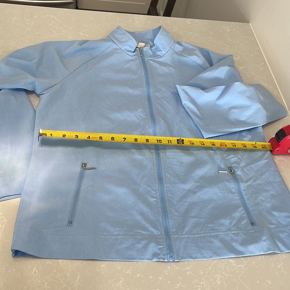 Appleseed's | Jackets & Coats | Appleseed Light Blue Spandex Jacket ...